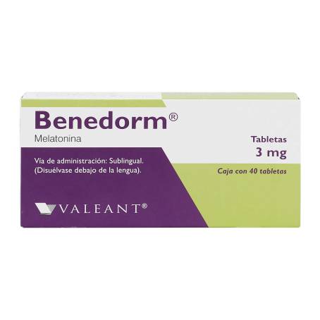 Benedorm 3 mg con 40 Tabletas a precio de socio | Sam’s Club en línea