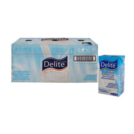 Producto Lácteo Delite 12 pzas de 1 l | Sam's Club