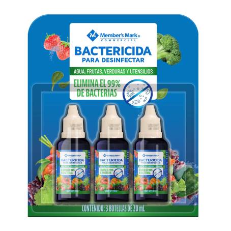 Bactericida Member's Mark 3 piezas de 20 ml | Sam's Club