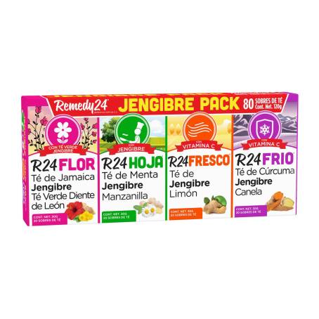 Té Remedy 24 Jengibre Surtido 80 pzas | Sam's Club