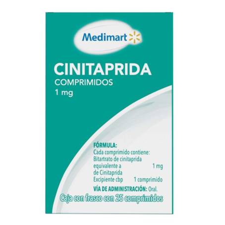 Cinitaprida Medimart 1 mg 25 comprimidos | Sam's Club
