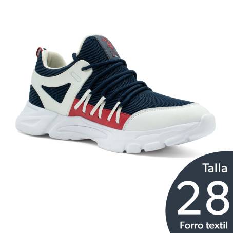 Tenis Deportivo para Caballero U.S Polo Assn Azul Talla 28 a precio de ...