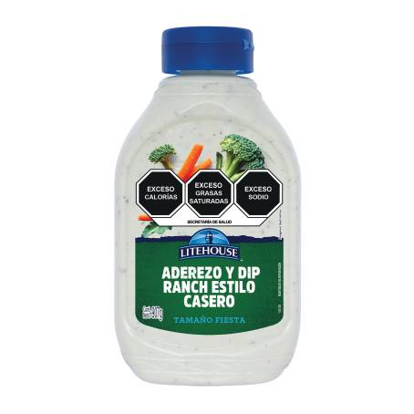 Aderezo y Dip Ranch Litehouse Estilo Casero 907 g | Sam's Club